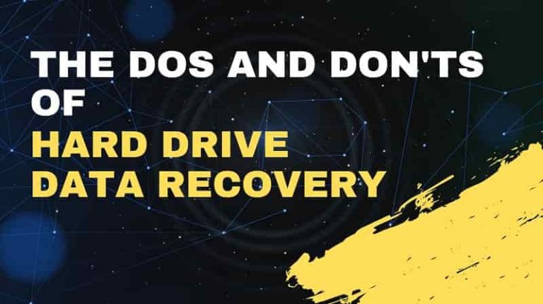 The Dos and Don'ts of Hard Drive Data Recovery - RecoverXData